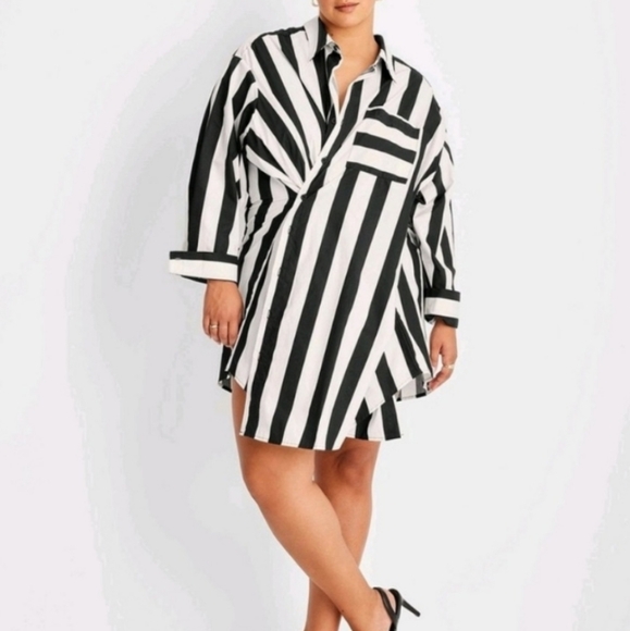 Target | Dresses | Target Future Collective Striped Black And White ...